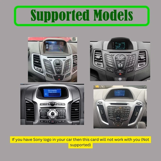 LATEST 2023 MAPS for Ford Transit custom - SAT NAV Update SD Card FS1-3 ...