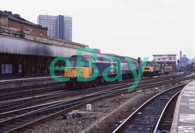 35MM RAILWAY SLIDE of Class 47 47441 @ Manchester Victoria Copyright to ...