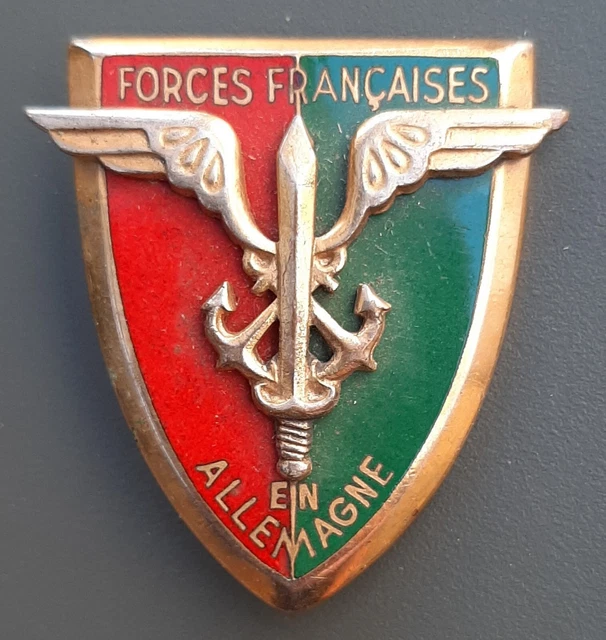 INSIGNE BADGE FFA Forces Françaises en Allemagne ARTS et INSIGNES 1960 ...