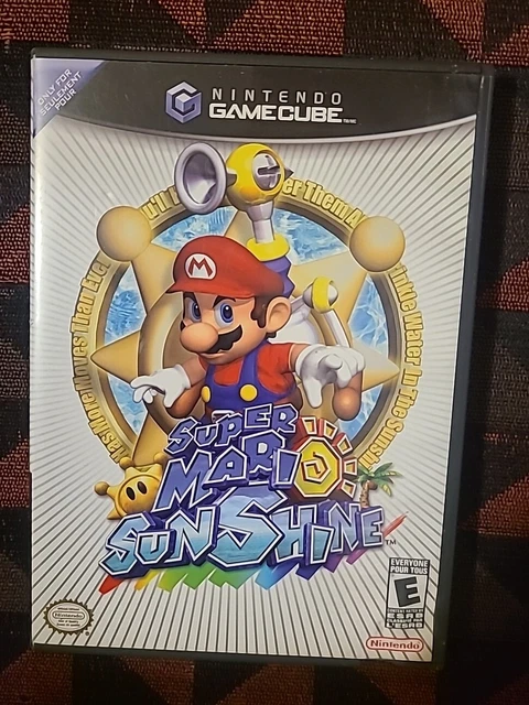 SUPER MARIO SUNSHINE (Nintendo GameCube, 2002) Case Game Eng/Fr Manual ...