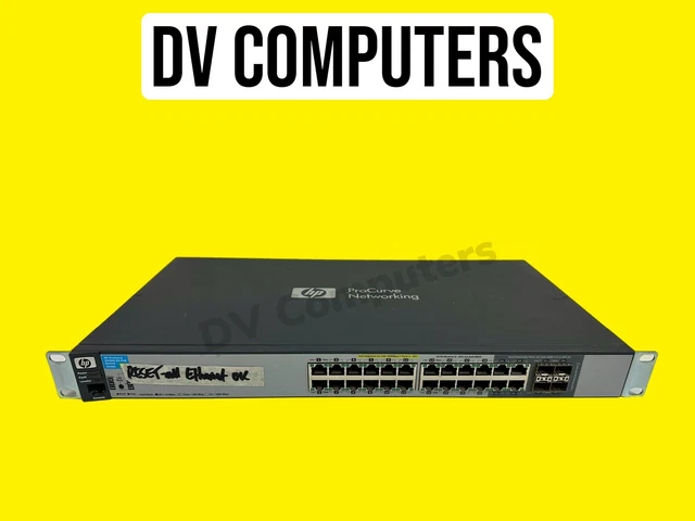 HP PROCURVE J9299A 2520G-24-PoE Ethernet Switch w/ Ear Rack TAXINV Warranty $120.00 - PicClick AU