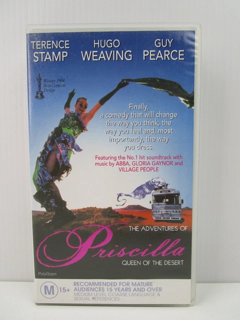 PRISCILLA, QUEEN OF the Desert, VHS Tape, Vintage Video, Movie, M, 1994 ...