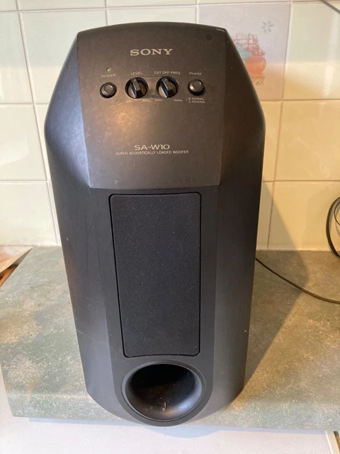 SONY SA-W10 ACTIVE Super Woofer home cinema speaker FOR PARTS OR SPARES ...