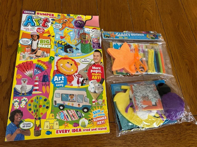 CBEEBIES ART MAGAZINE 118 Summer Issue With Free Giant Summer Art Set £ ...
