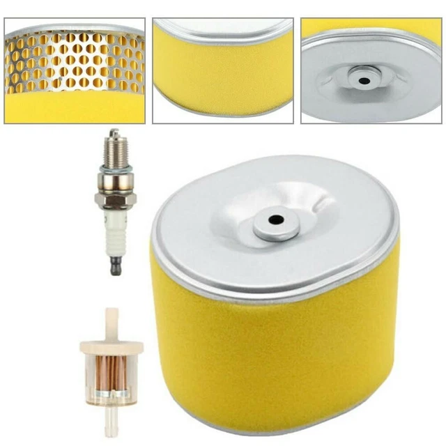 AIR FILTER SPARK Plug Kit For Honda GX340 GXV340 GX390 11HP 13HP Spare ...