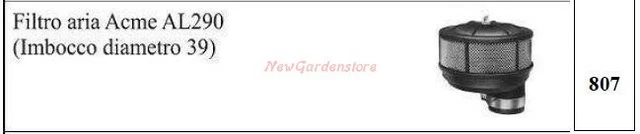 AIR FILTER ACME for Cultivator AL290 807 $49.56 - PicClick AU