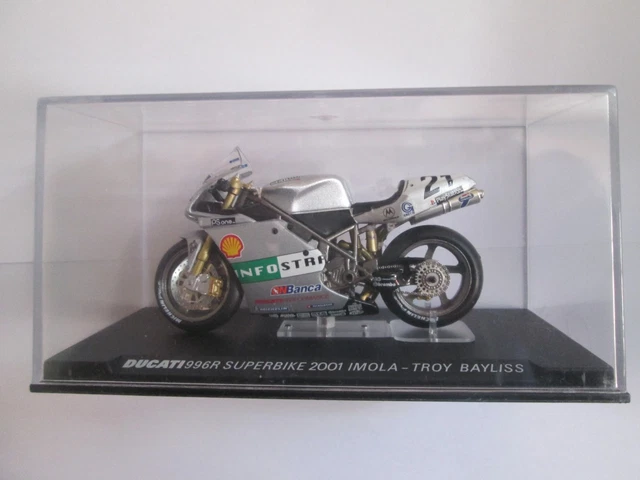 TROY BAYLISS DUCATI 996R Superbike Imola 2001 1-24 Scale Motorcycle ...