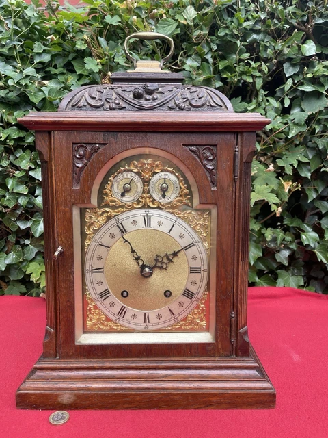 QUALITY VINTAGE WINTERHALDER & Hofmeier Chiming Bracket Clock £449.99 ...