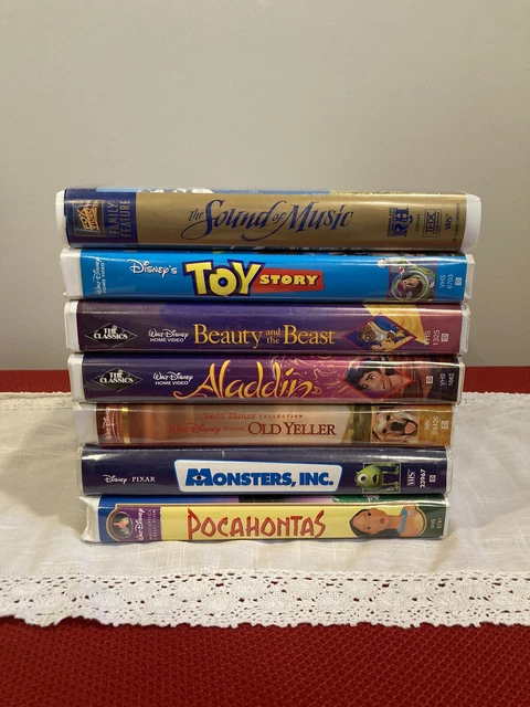 WALT DISNEY FAMILY Movies and More VHS Set of 7 Some Black Diamond ...