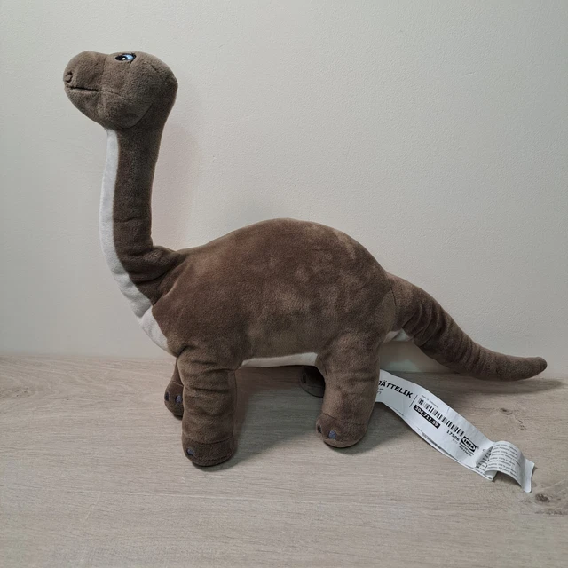IKEA JATTELIK DINOSAUR Brontosaurus Brachiosaurus Soft Toy Plush Dino ...