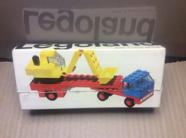 VINTAGE 60/70S LEGOLAND Denmark Lego Set No.649 Flat Bed Lorry With Jcb ...