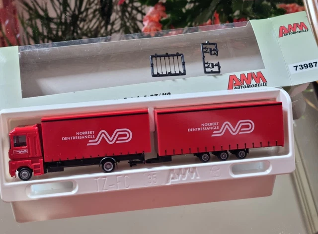 AWM 73987 RENAULT Magnum Jumbo-Planen-Tridem-Hängerzug "Norbert ...