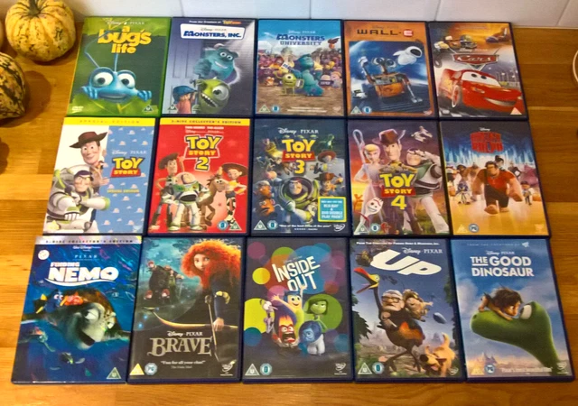 DISNEY PIXAR 15x DVD Collection Animated Film Classics R2 EUR 15,87 ...