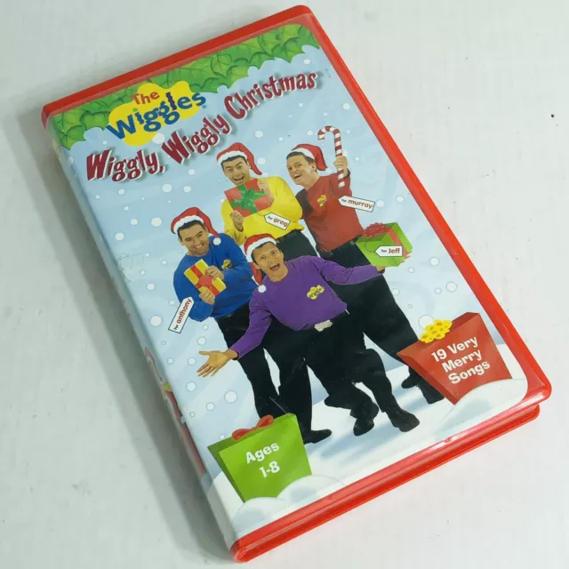 THE WIGGLES WIGGLY Wiggly Christmas VHS, 2000 2505 19 Very Merry Songs ... THE WIGGLES WIGGLY Wiggly Christmas VHS, 2000 2505 19 Very Merry Songs ...