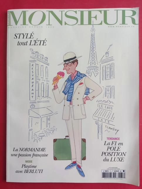 MAGAZINE MONSIEUR N°173 2025 STYLE LA NORMANDIE LA F1 MODE LUXE Belles ...