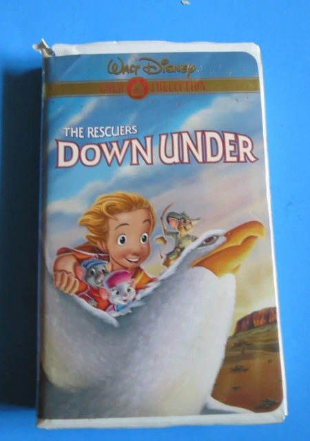 DISNEY ~ THE Rescuers Down Under ~ Vhs, 2000 ~ Gold Classic Collection ...