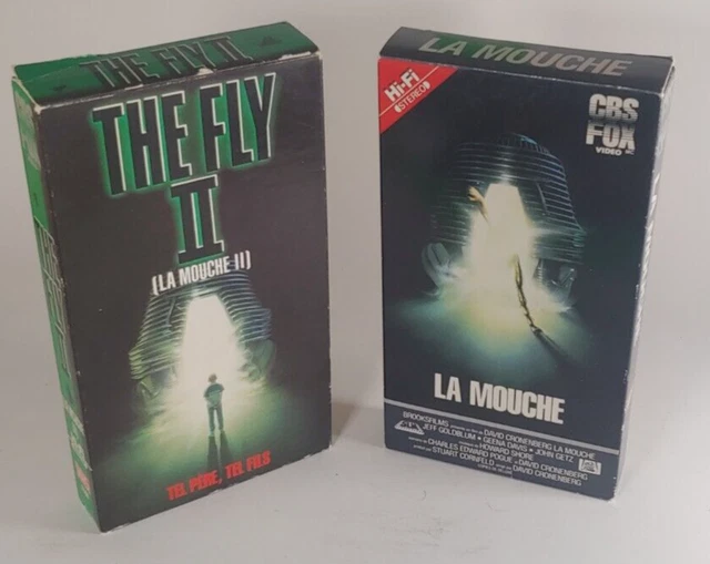 LA MOUCHE I & II (The Fly) VHS FRENCH VF NTSC Horror Cronenberg 1 2 ...