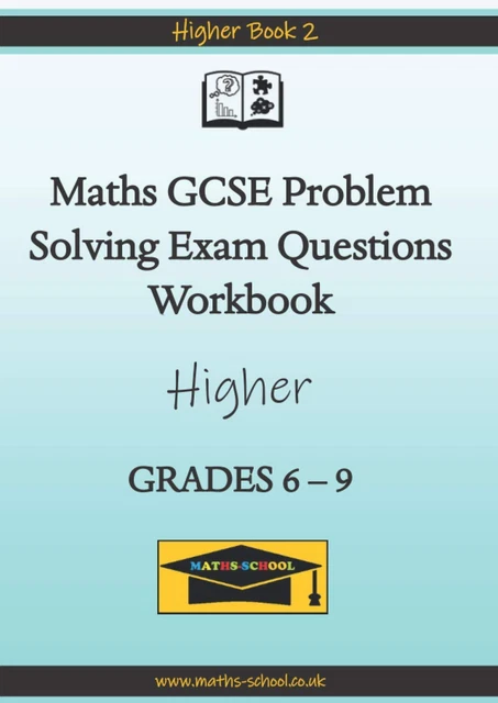 MATHS GCSE PROBLEM Solving Exam Questions Workbook: (Grades 6 to $20.32 ...