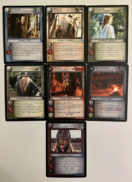 THE LORD OF the Rings Trading Card Game LOTR TCG - German promos ...