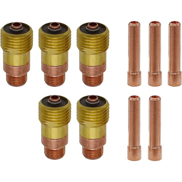 KIT D'OBJECTIFS À gaz TIG Pour Stubby 17GL040 avec 10N22S Collet 10 ...