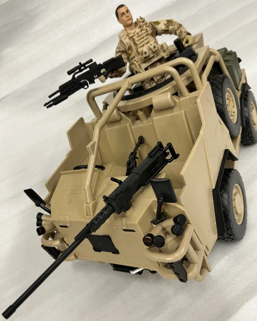 HM ARMED FORCES Eagle Eyes 10” Figure Army Jackal Tank Action Man GI ...