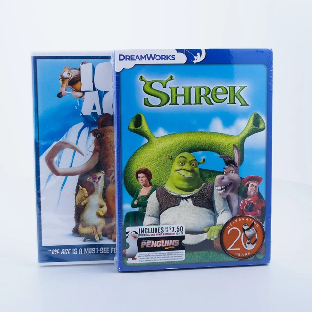 SHREK AND ICE Age DVD Bundle - New And Sealed £9.28 - PicClick UK