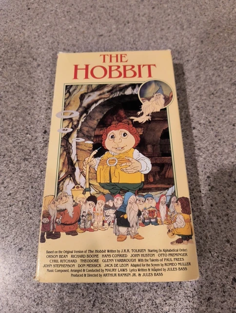 THE HOBBIT VHS, 1977, Animated, Rankin, Bass, J.R.R. Tolkien 1991 ...