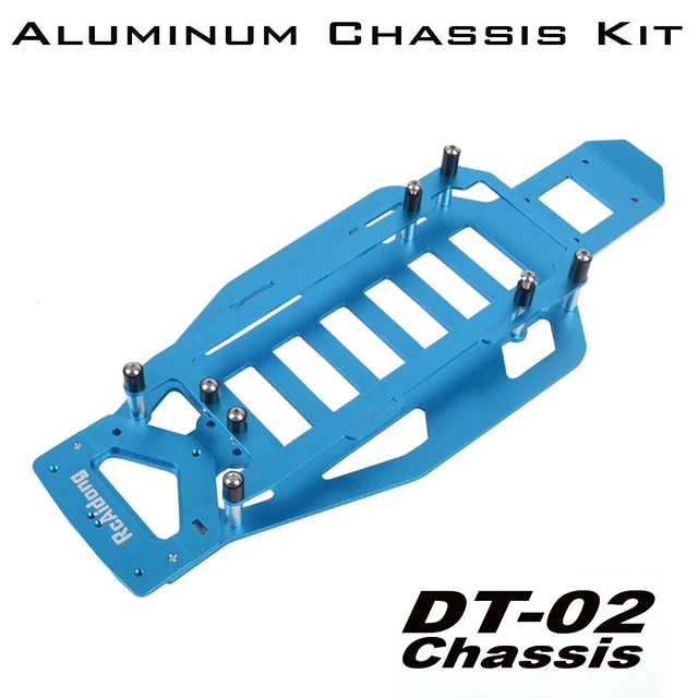 ALUMINUM CHASSIS KIT for TAMIYA DT-02 Chassis Holiday buggy/Fighter ...