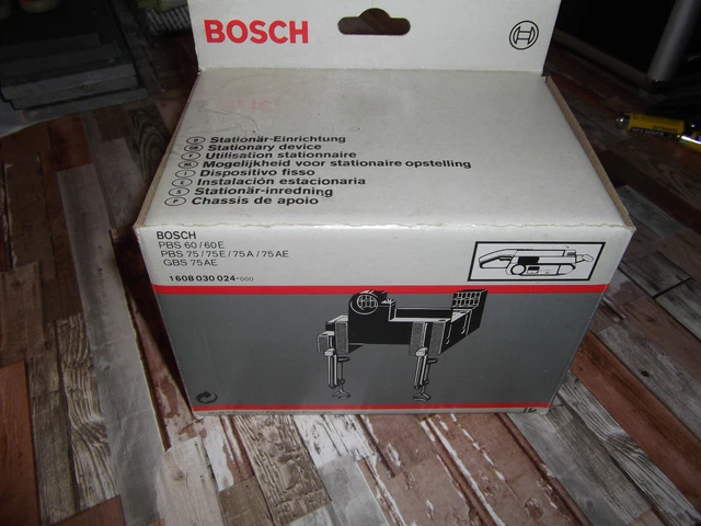 BOSCH STATIONÄRHALTER FÜR Bandschleifer GBS 75AE PBS 60/60E 75A usw EUR ...