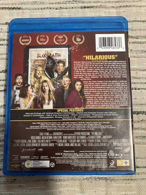 THE FINAL GIRLS (Blu-ray, 2015) Malin Ackerman Taissa Farmiga £9.75 ...