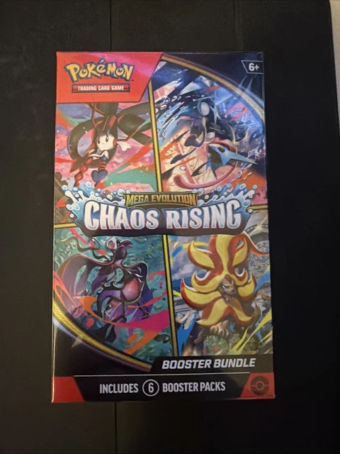 POKÉMON TCG MEGA Evolution: Chaos Rising Booster Bundle (NEW & SEALED ...