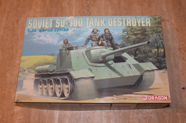 DRAGON 6075 SOVIET SU-100 Tank Destroyer WW2 Panzer 1:35 NEU OVP EUR 34,95 - PicClick DE