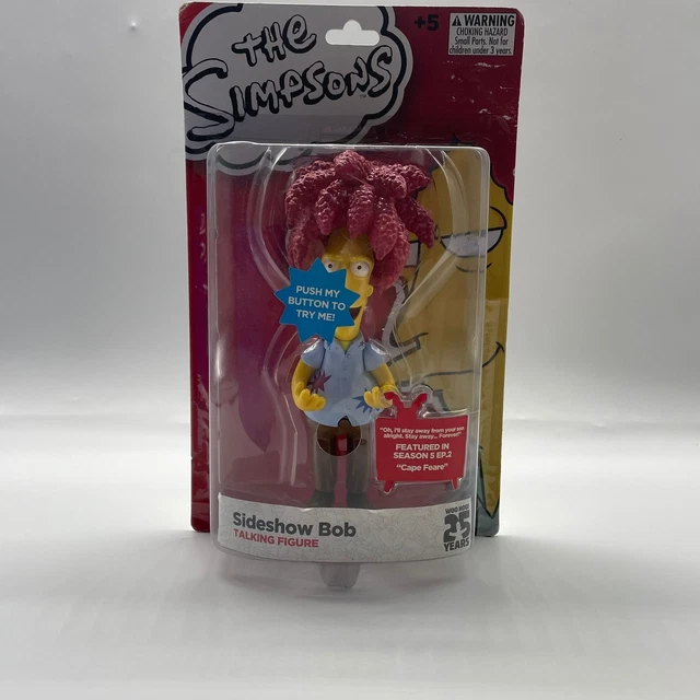 THE SIMPSONS 25TH Anniversary Sideshow Bob Talking Figure 05A4 EUR 22 ...