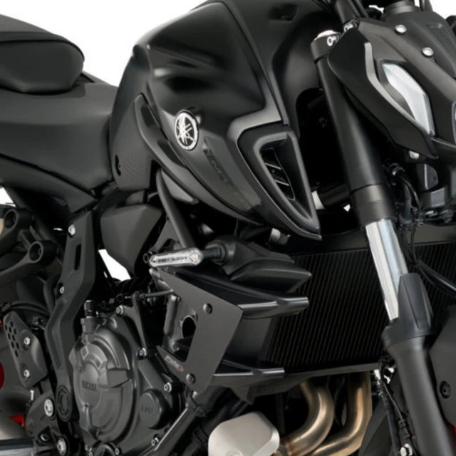YAMAHA MT-07 MT07 2021-2022 Fairing Downforce Spoiler Black £152.99 ...
