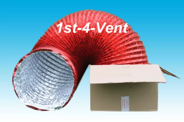 ALUMINIUM POLYESTER FLEXIBLE Ducting Tube Extractor Fan Pipe Hose ...