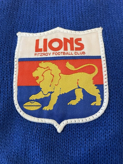AFL FITZROY LIONS Heritage Bar Scarf Brisbane $34.95 - PicClick AU