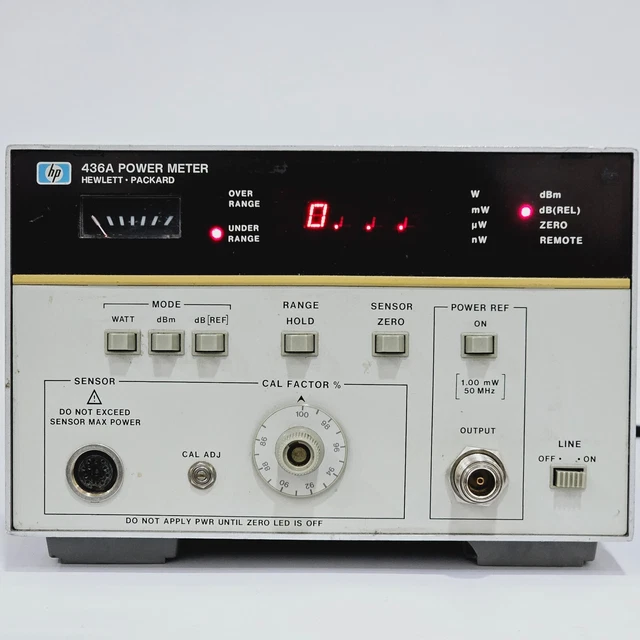 KEYSIGHT AGILENT HP 436A Digital Microwave Power Meter 100 kHz - 110 ...