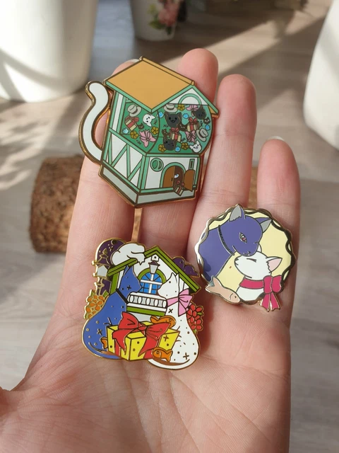 GHIBLI: DAS KÖNIGREICH der Katzen Emaille Pin Set EUR 15,00 - PicClick DE