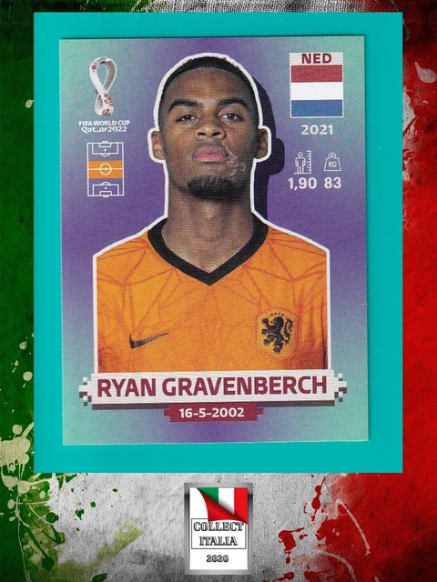 CALCIATORI PANINI FIFA World Cup Qatar 2022 Figurina Ryan Gravenberch Ned 12 EUR 1,00 - PicClick FR