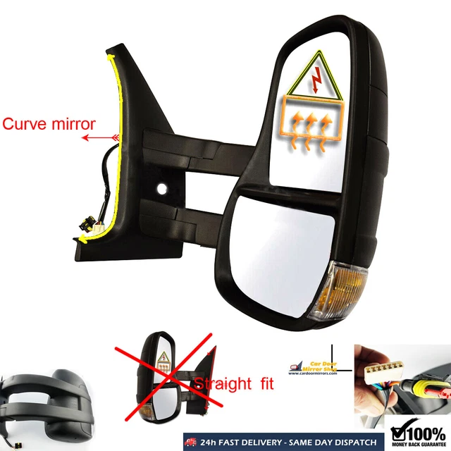 WING MIRROR UNIT Right Side Fits IVECO Daily 2006 APR to 2014 LONG ARM ...