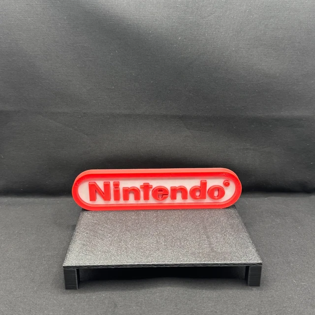 NINTENDO LOGO SIGN - 3D Printed Display £7.58 - PicClick UK