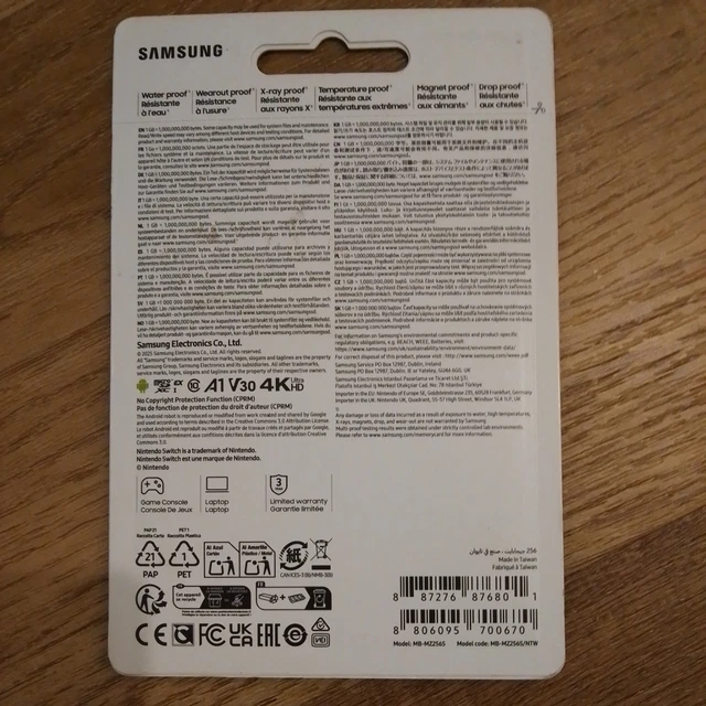 NINTENDO SWITCH 2 256GB Samsung MicroSD Express Console £50.62 ...