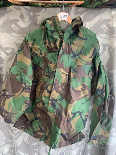 GENUINE BRITISH ARMY DPM Camouflaged Rain Smock Waterproof - Size 170/ ...