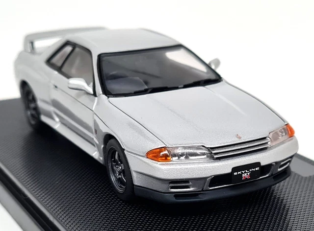 EBBRO 1/43 NISSAN Skyline GT-R R32 Silver 1989 Diecast Scale Model Car EUR 67,78 - PicClick DE