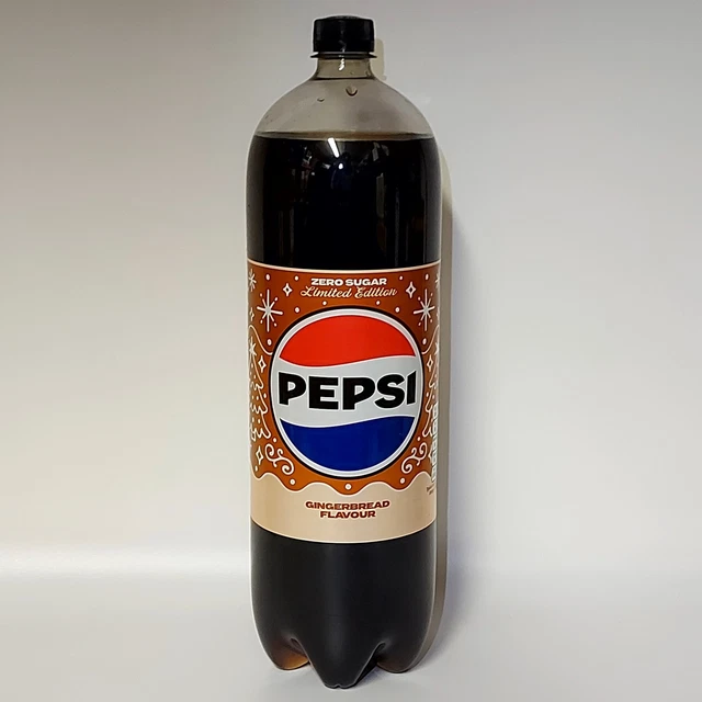 PEPSI ZERO SUGAR Gingerbread Flavour 2L Christmas Limited Edition ...