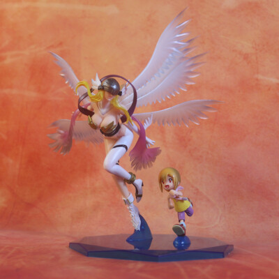 ANIME DIGIMON ADVENTURE Angewomon Yagami Hikari Statue Model PVC Figure ...