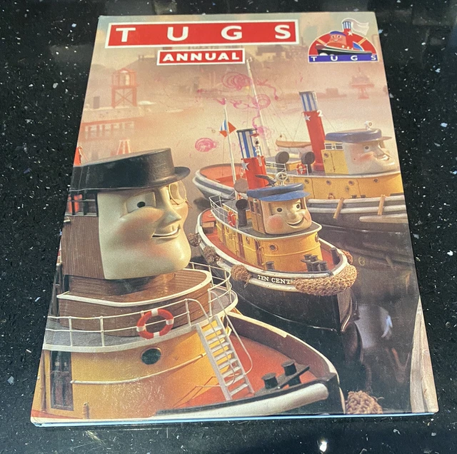 TUGS ANNUAL AND Vhs Video. Rare Hardback Book And Video Vintage 1989 ...