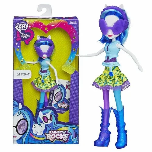 MY LITTLE PONY Equestria Girls Rainbow Rocks DJ Pon-3 Doll Brand New ...