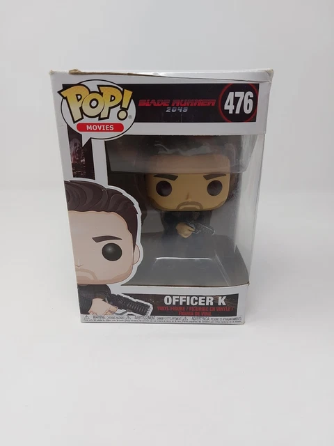 FUNKO POP! MOVIES Blade Runner 2049 Officer K #476 Vinyl Figure - Box ...