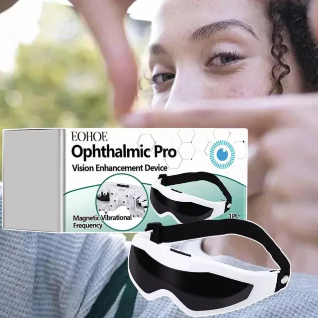 VISION ENHANCEMENT DEVICE Visual Eye Massage Goggles Soothing Massage ...